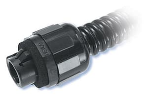 Heyco-Flex™ Liquid Tight Conduit Fittings Straight-Thru, Snap-In Hubs ...