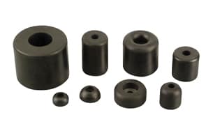 Heyco® Screw-In Rubber Pocket Bumpers - Heyco
