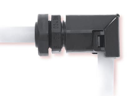 Heyco®-Tite Liquid Tight Cordgrips Right Angle, PG Hubs - Heyco