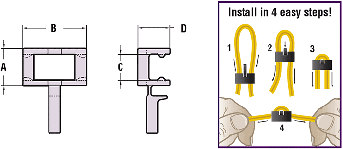 Heyco® In-Line Strain Relief Bushing - Heyco