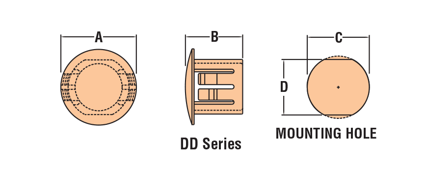 Heyco® Double D Hole Plugs - Heyco