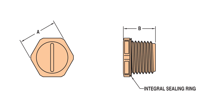 No O-ring Required! Heyco® Nylon Liquid Tight Threaded Plugs - Heyco