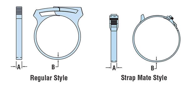 Heyco® Nylon Hose Clamps Regular and Strap Mate Styles - Heyco