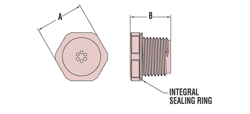 HEYClean™ Liquid Tight Threaded Vent Plugs - Heyco