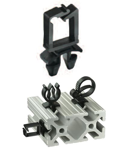 Heyco® Quarter-Turn Mount Wire Clips - CHQTM Series - Heyco