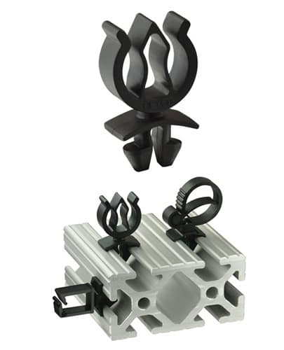 Heyco® Quarter-Turn Mount Wire Clips - Helios QTM Series - Heyco