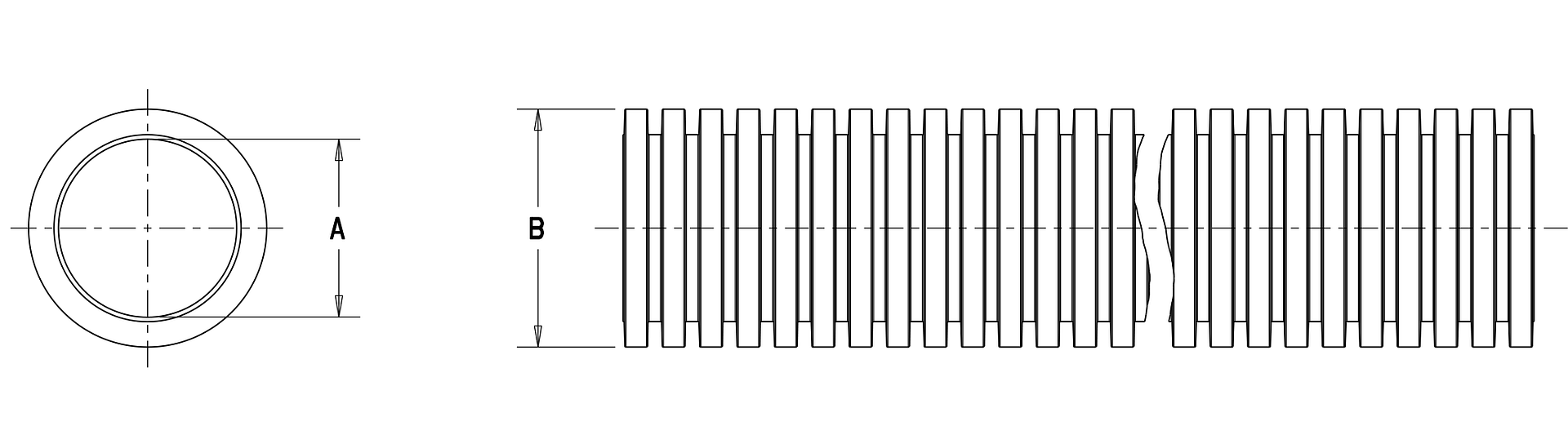Heyco® PVC Corrugated Conduit - Heyco