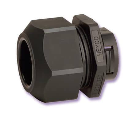 Heyco® Snap-In Cordgrip Strain Reliefs - Straight-Thru - Heyco
