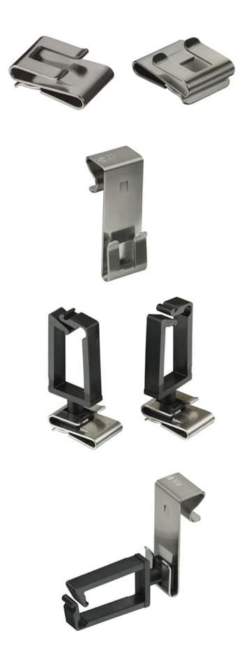 Heyco® Stainless Steel Mounting Clips - Heyco