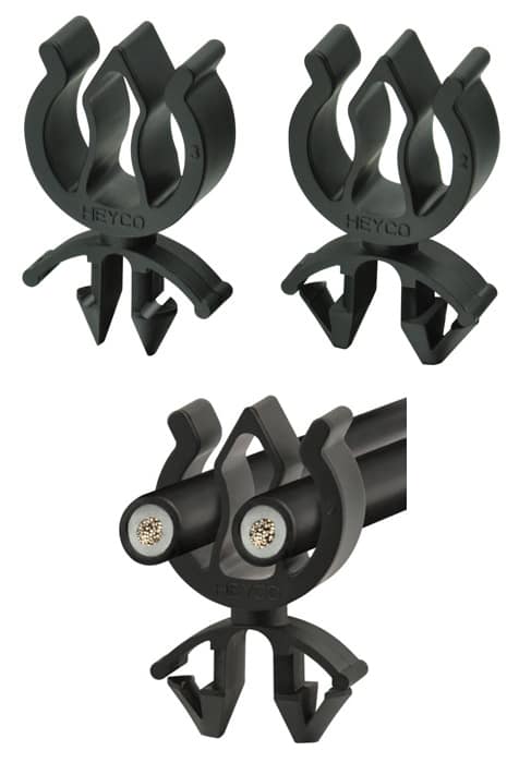 Heyco® Helios® Clip – Bi-Directional, Oval-Hole Mount - Heyco