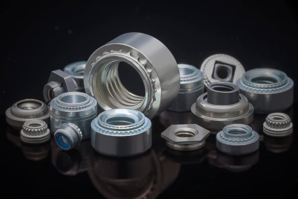 Locking Nuts | Self Clinching Lock Nuts - Floating, Free Running ...