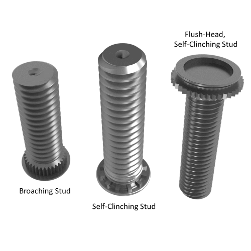Studs | Self Clinching Studs - Heavy Duty Flush Head, Concealed ...