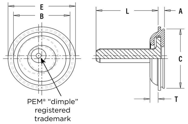 MRPS-1.2MM-400 - Smooth Pin - PEM® Fastening Products