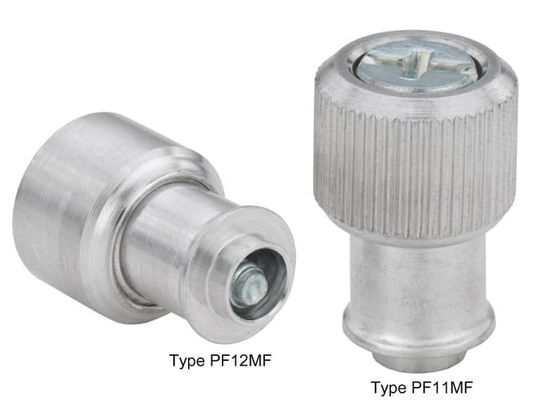PF11MF-032-2 - Large Knob, Spring-loaded - Types PF11MF and PF12MF ...