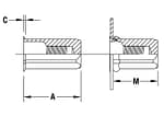 AETHHS-M10-3.5BZI - Thin Head Hex Body Round Counterbore Threaded ...