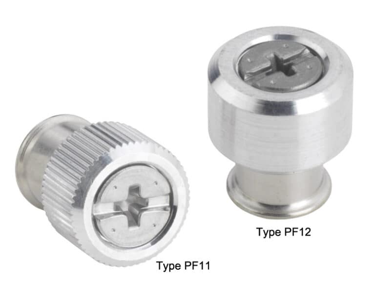 PF11-M4-0 - Large knob, spring-loaded – Types PF11 and PF12 - PEM ...