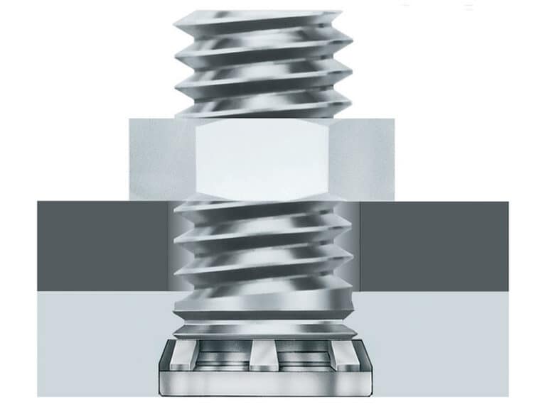 FHL-M3.5-8ZI - Low-Displacement Head Studs - Types FHL, FHLS - M3.5 x 0.6 - PEM® Fastening Products