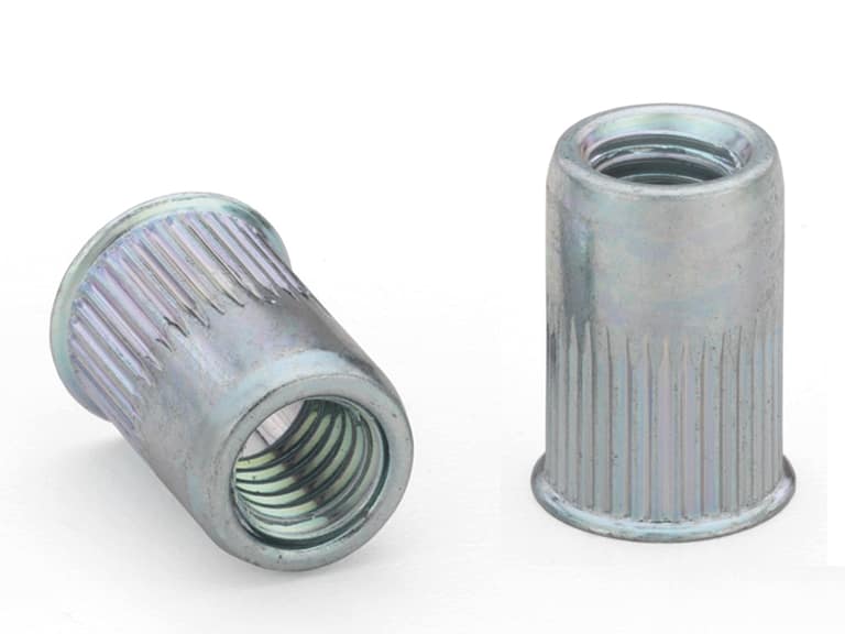 AETKS-M4-2.5BZI - Thin Head Knurled Round Body Threaded Insert - Closed ...